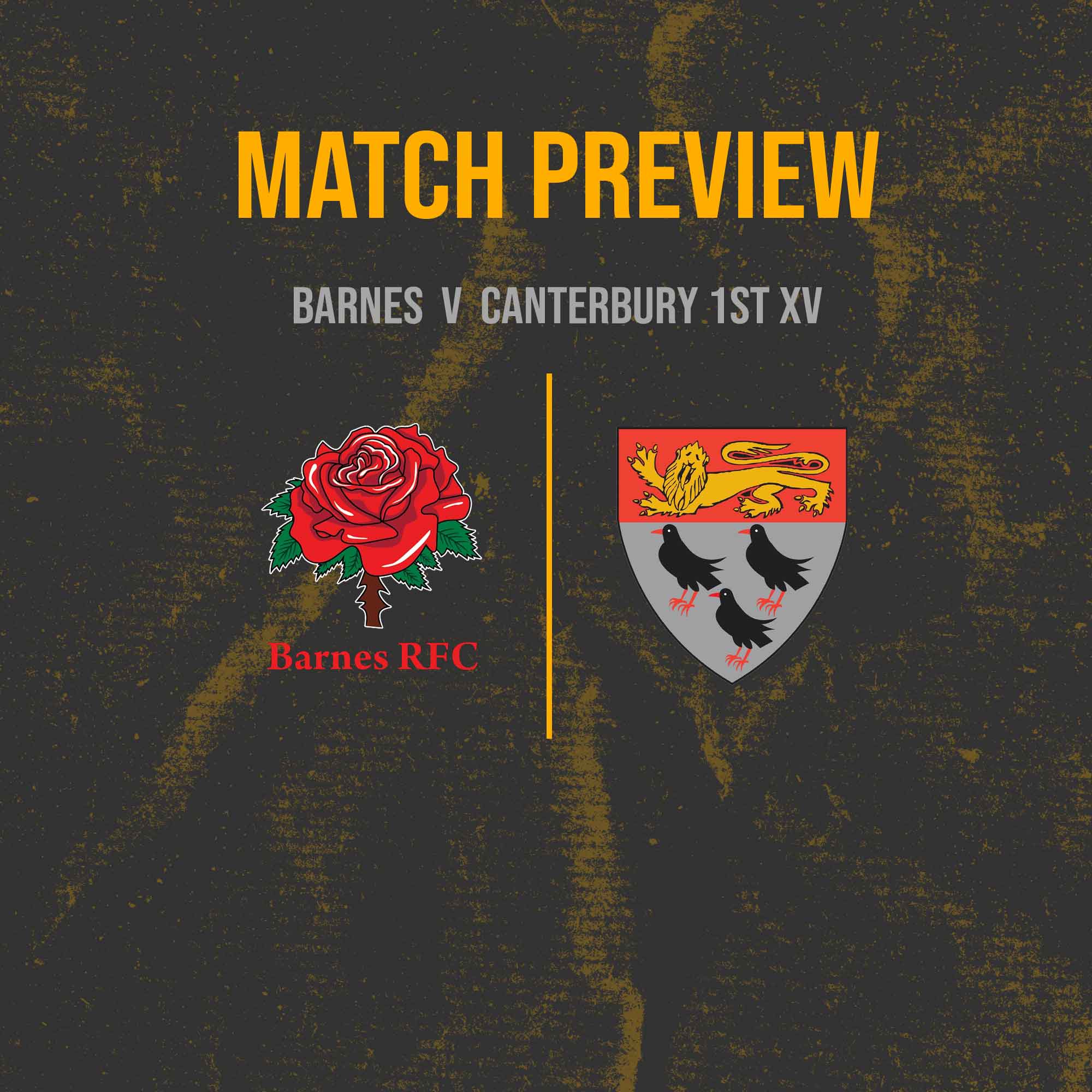 Match preview V Barnes - Canterbury Rugby Club