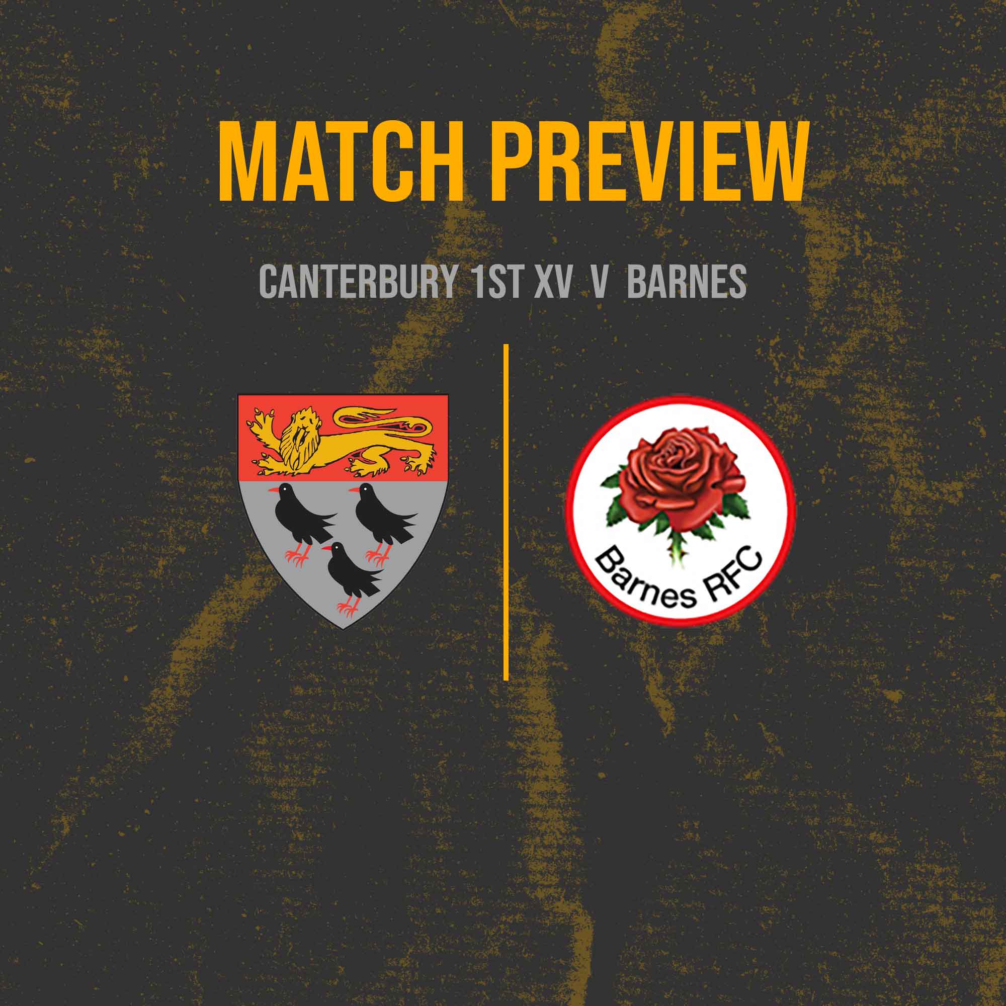 Match preview - Canterbury 1st XV V Barnes - Canterbury Rugby Club